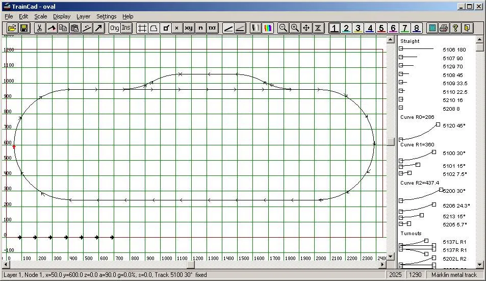 TrainCad: Freeware Microsoft Windows program for designing model ...