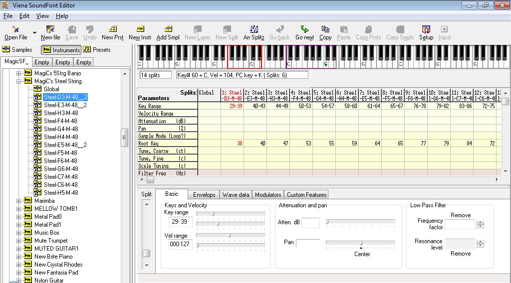 Viena: A soundfont editor which can create and edit SF2 files ...