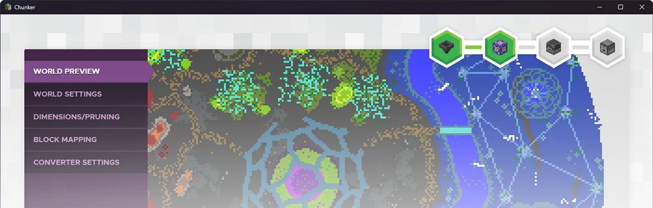 Chunker : Convert Minecraft worlds between Java Edition and Bedrock ...