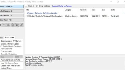 Update Manager for Windows: WuMgr (Update Manager for Windows) is a ...