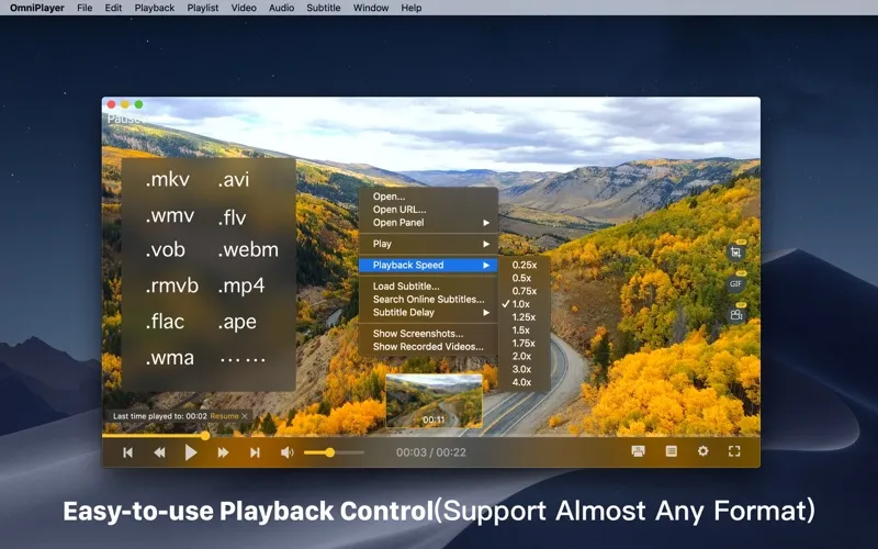 OmniPlayer: Comprehensive media player for almost any video and audio ...