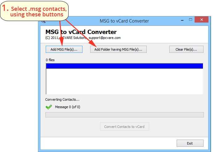 PCVARE MSG to vCard Converter Alternatives and Similar Software ...