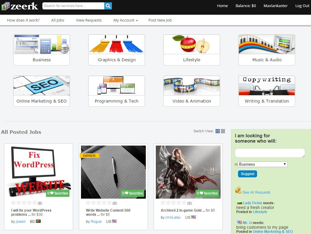 Zeerk Alternatives: 25+ Freelance Marketplaces | AlternativeTo