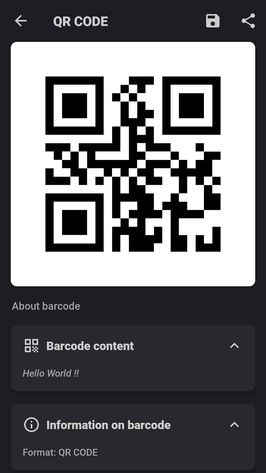 Barcode & QR Code Scanner: A free app which allow to read and generate ...