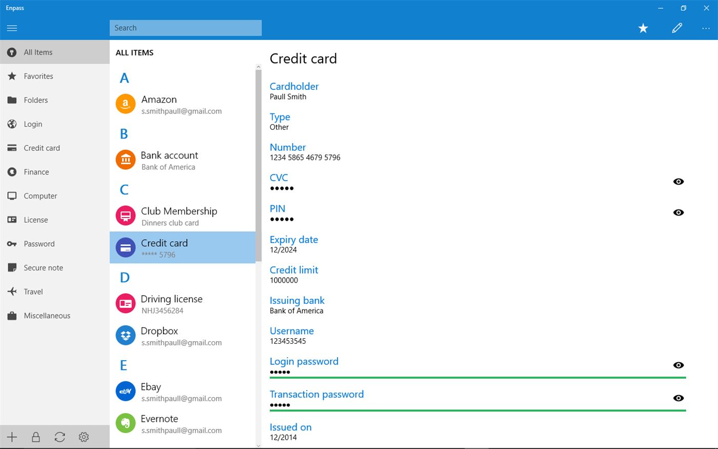 Enpass: Password manager, syncs across many platforms | AlternativeTo