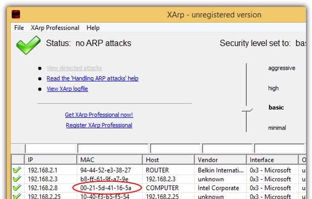 XArp: – Advanced ARP Spoofing Detection | AlternativeTo