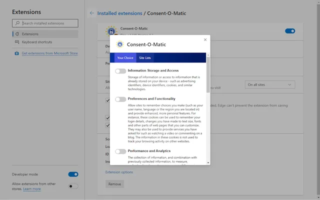 Consent-O-Matic: Cookie pop-ups are designed to be confusing and | AlternativeTo