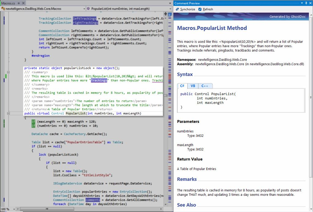 GhostDoc Alternatives: Top 3 Documentation Generators and similar apps | AlternativeTo