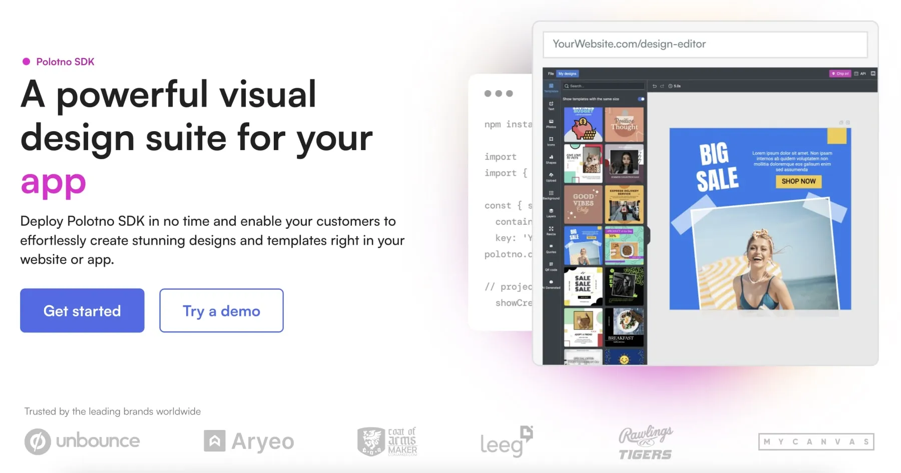 Polotno: Online design suite with AI features and templates | AlternativeTo