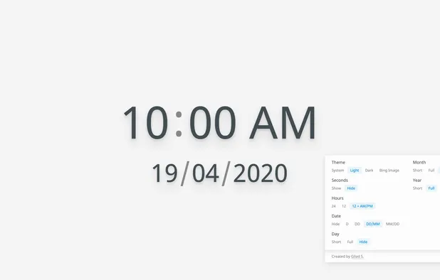 Clockie: Beautiful online clock app you can customize as you like and ...