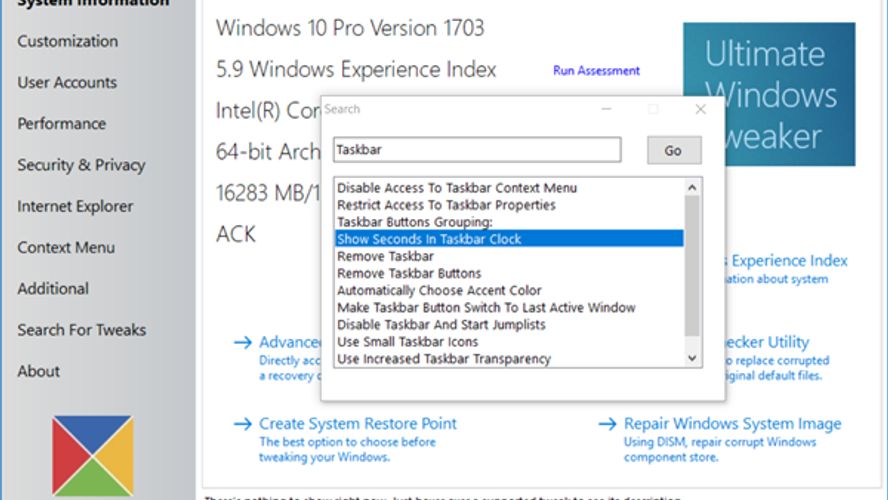 Ultimate Windows Tweaker: Freeware Tweak UI | AlternativeTo