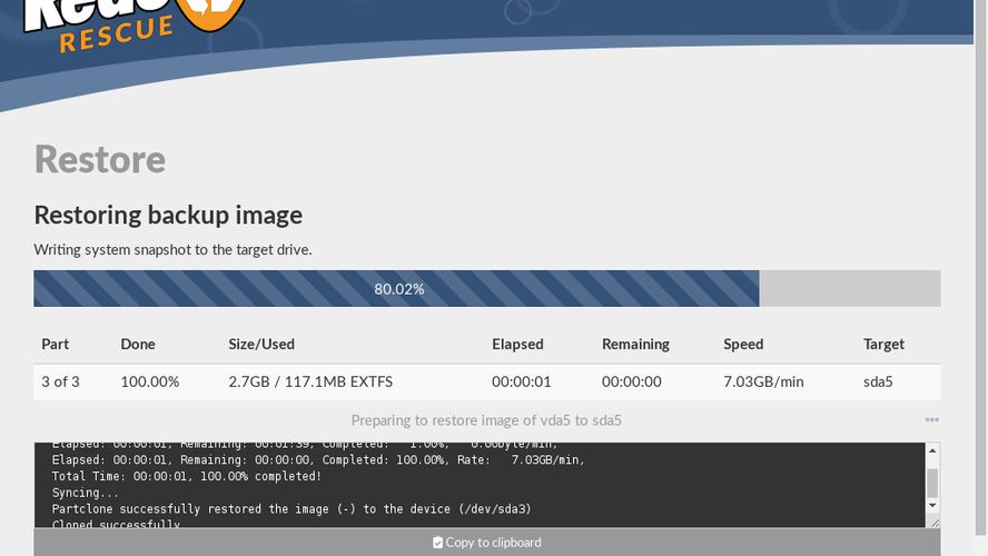 Redo Rescue: Easy-to-use backup and recovery solution that can restore ...
