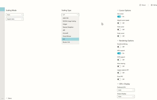 Lossless Scaling: Scaling windowed games to full screen using state-of ...