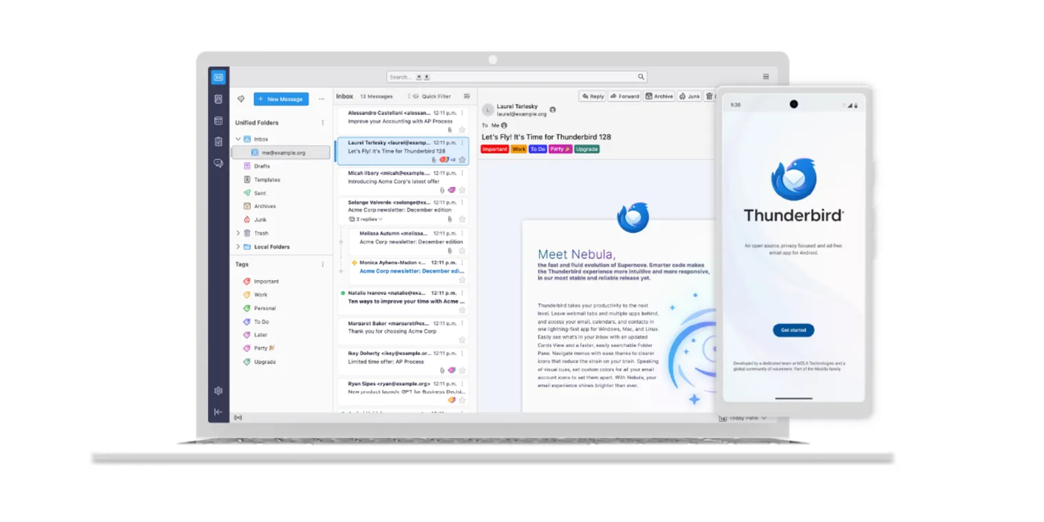 Mozilla launches Thundermail, its open-source Gmail alternative & Thunderbird Pro services ...