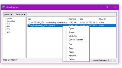 rcloneExplorer: Rclone GUI for Windows | AlternativeTo