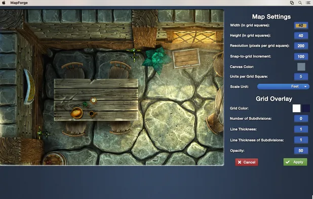 MapForge: Map-making software for creating tactical-scale top-down ...