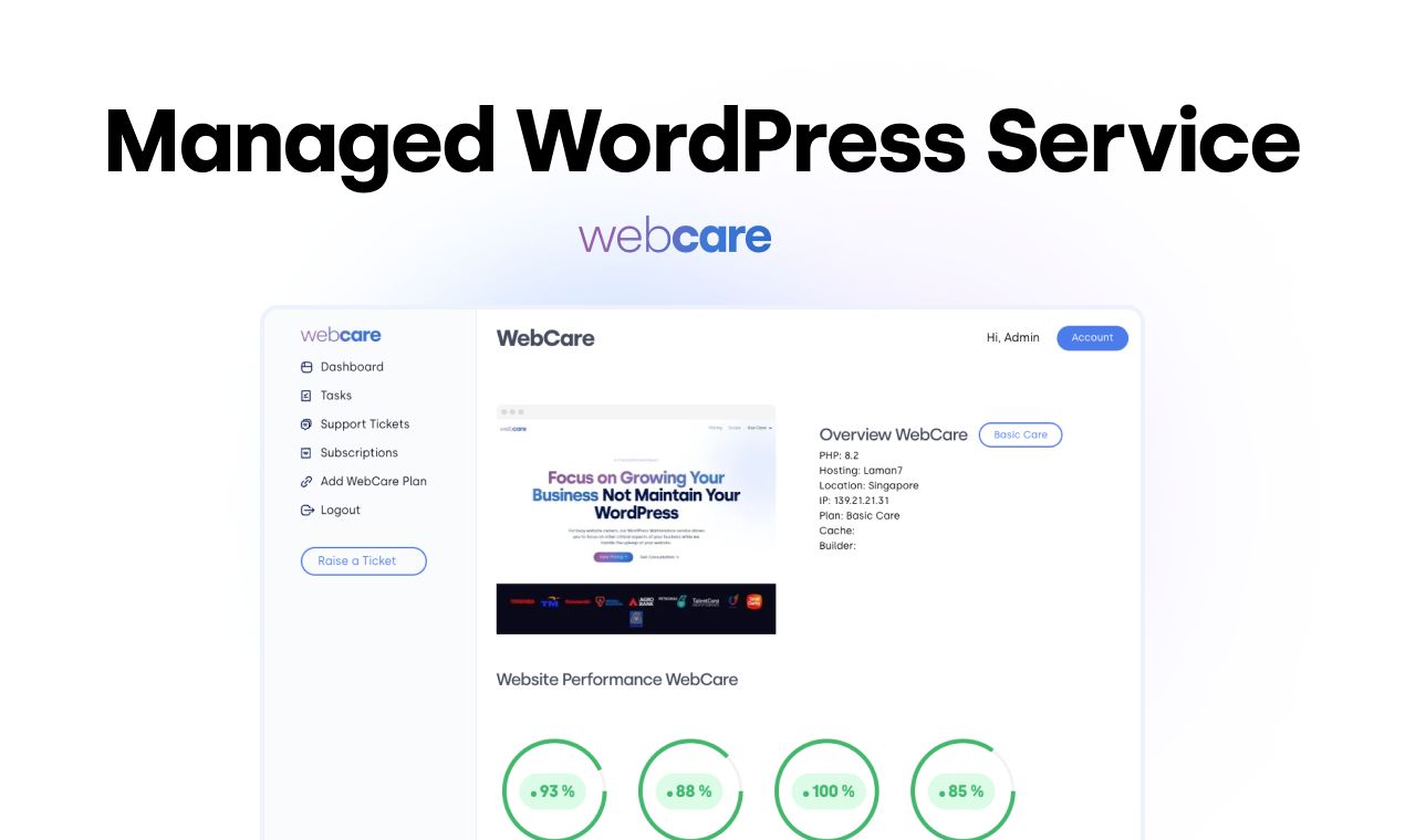 WebCare - WordPress Maintenance Alternatives and Similar Sites & Apps ...