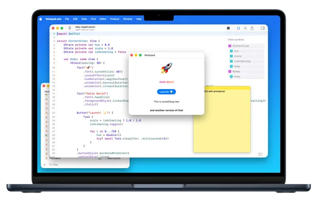 Notepad.exe: Lightweight macOS code editor. Skip the setup, write code, run instantly ...