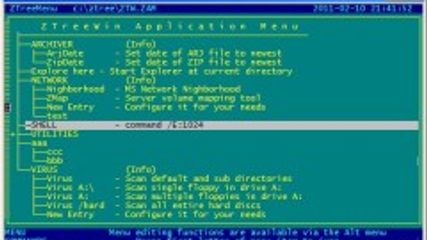 ZTreeWin: Fast and flexible text-mode file/directory manager for all ...