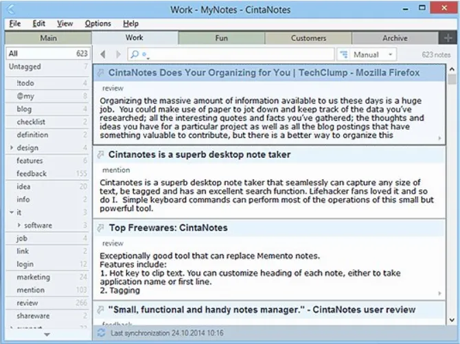 CintaNotes: Windows note app with text capture, tagging, sync, and ...
