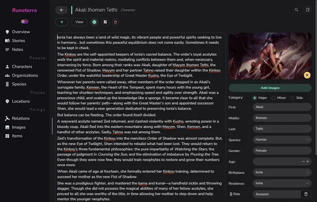 Lore Forge: The only app you'll need to write your novels and build ...