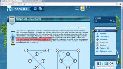 CheckIO: Online game for Python and JavaScript coders to improve skills | AlternativeTo
