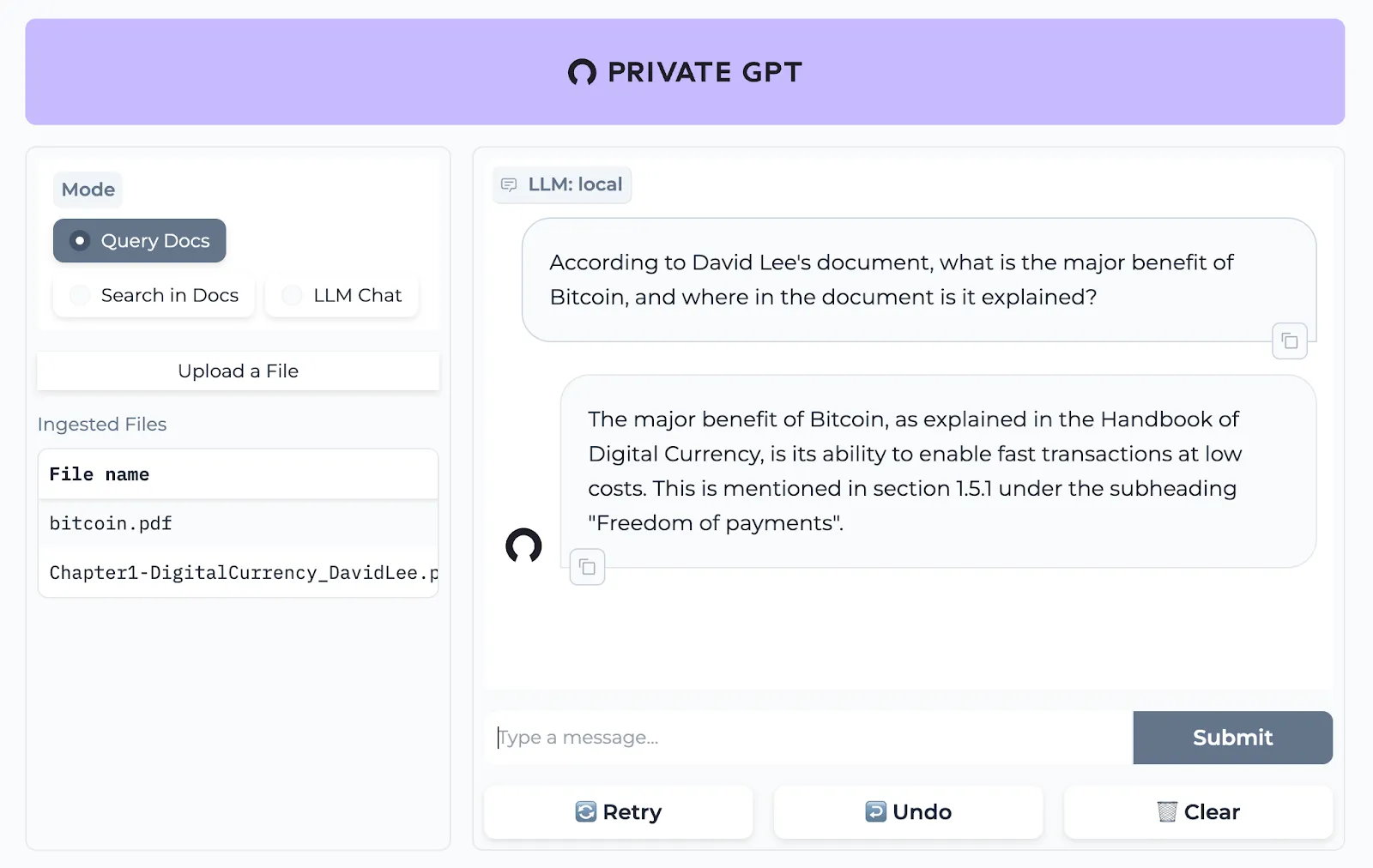 Private GPT: Interact privately with your documents using the power of ...