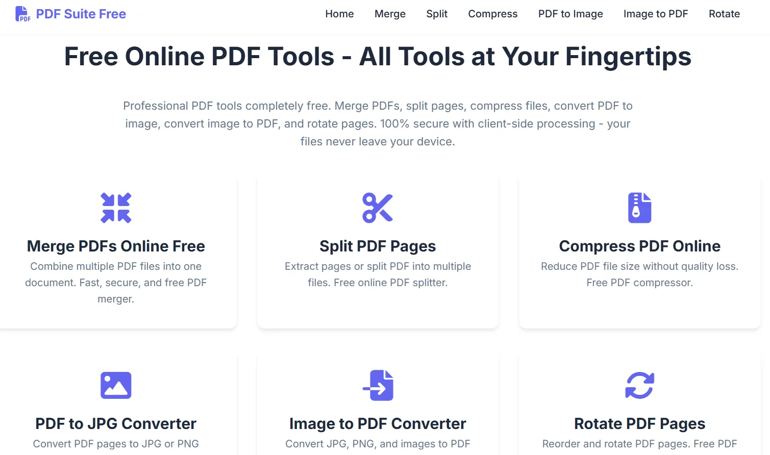 Free PDF Suite: Professional PDF tools completely free. | AlternativeTo