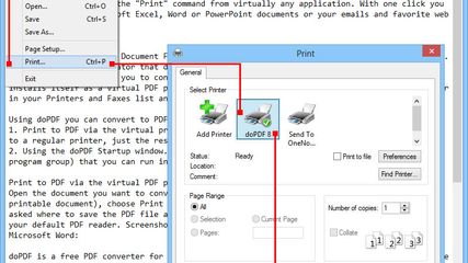 doPDF: Allows you to freely convert documents to PDF files. | AlternativeTo