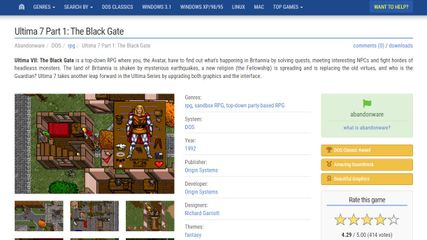 Abandonware DOS: A database of more than 2000 abandonware games free to ...