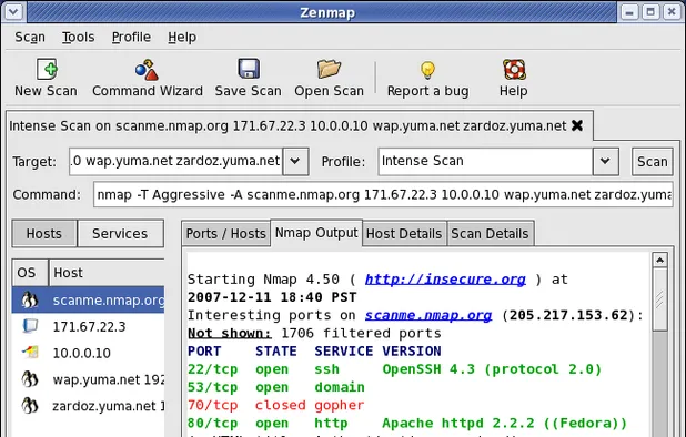 Zenmap: The official cross-platform GUI for the | AlternativeTo