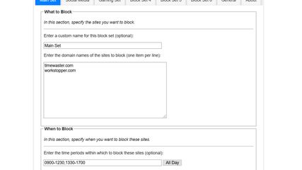 LeechBlock: Extension for Firefox and Chrome that allows users to block ...