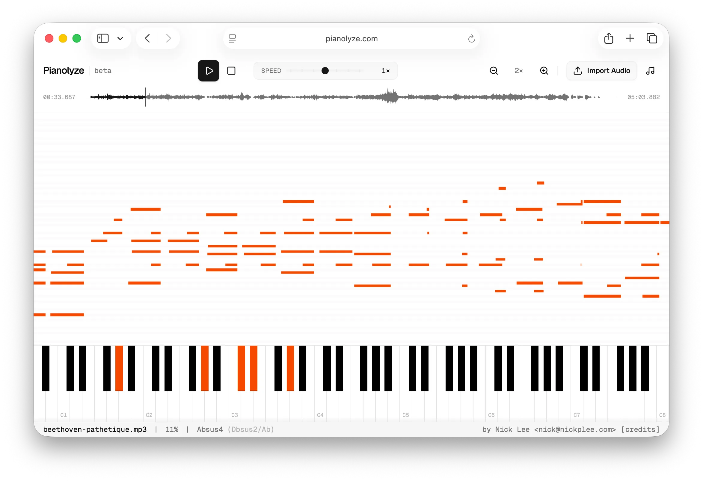 Pianolyze: Learn any piano song using AI/ML, right in your browser ...