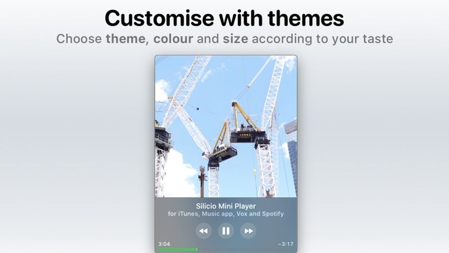 Silicio Mini Player: Desktop music controller that integrates with ...