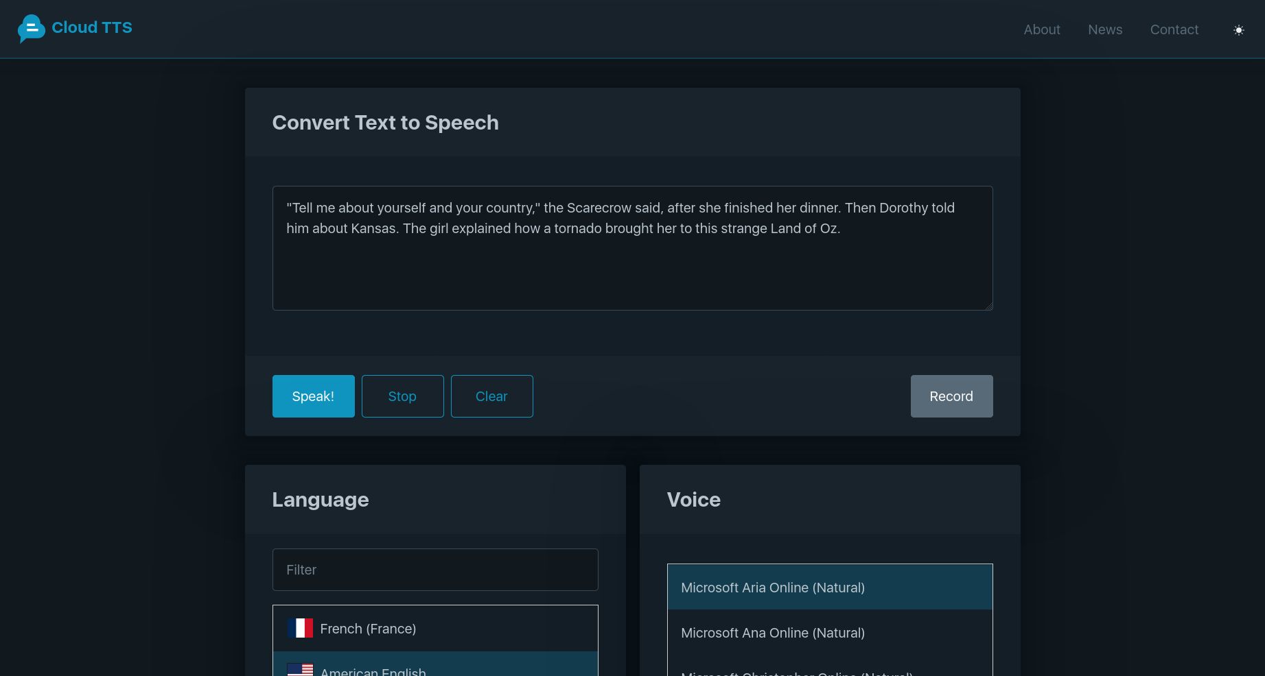 Cloud TTS: CloudTTS is a straightforward text-to-speech application. | AlternativeTo