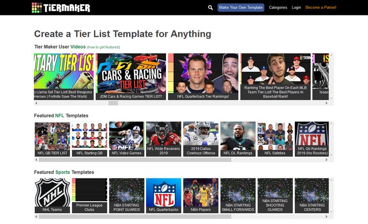 Tier Chart Creator Alternatives and Similar Software | AlternativeTo