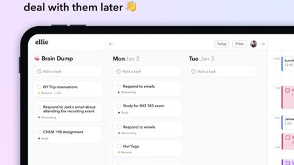 Ellie - Daily Planner: A better daily planner. Ellie helps you organize your thoughts and plan ...