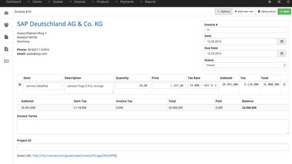 InvoicePlane: Free and open source invoicing application to host on your own server | AlternativeTo