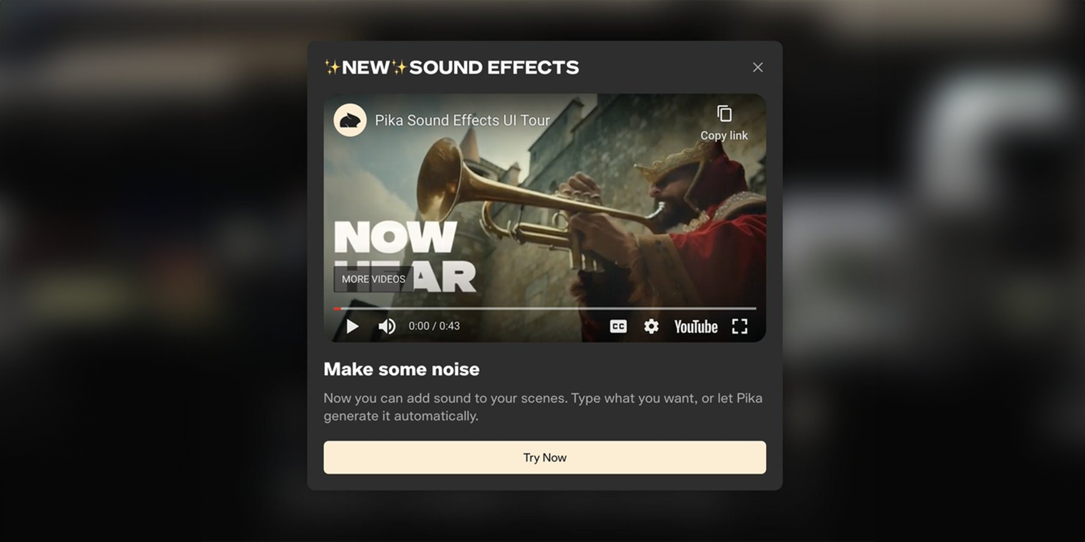 Pika Labs adds automatic sound effects feature to its AI Video ...
