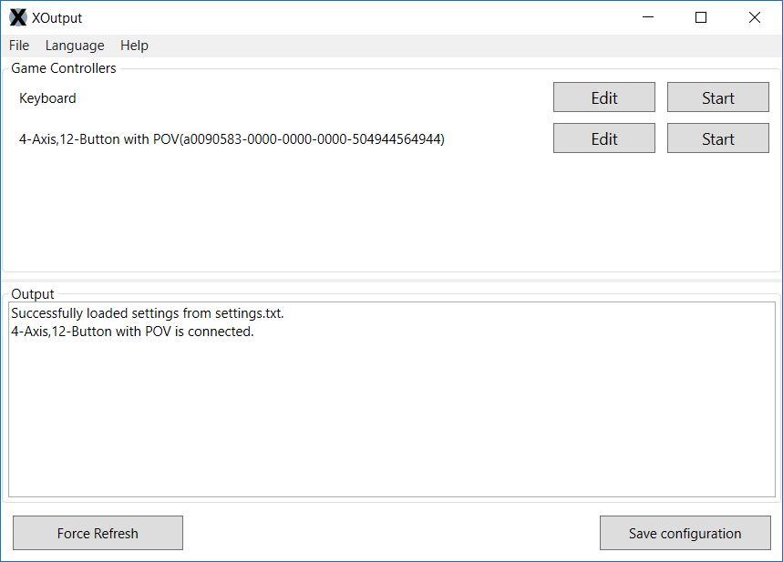 XOutput: If you have an older or not supported game controller (gamepad ...