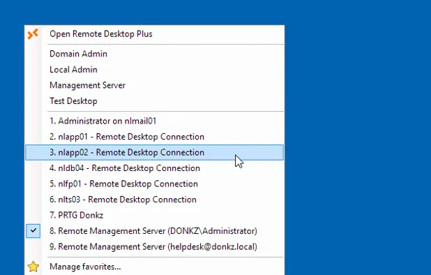 Remote Desktop Plus: Launch a Remote Desktop session and automatically ...