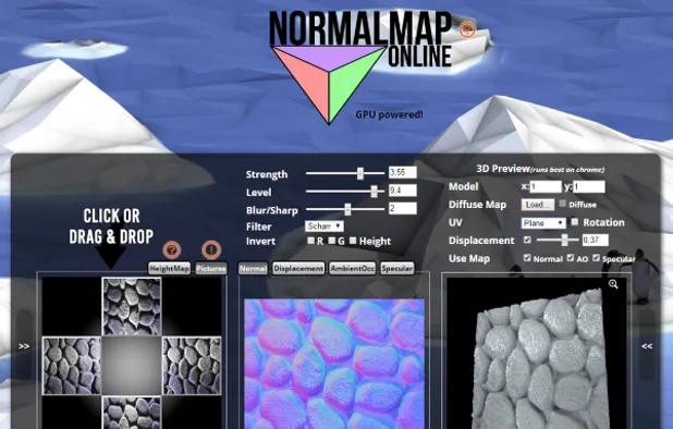 NormalMap-Online: Create a normal map directly inside your browser ...