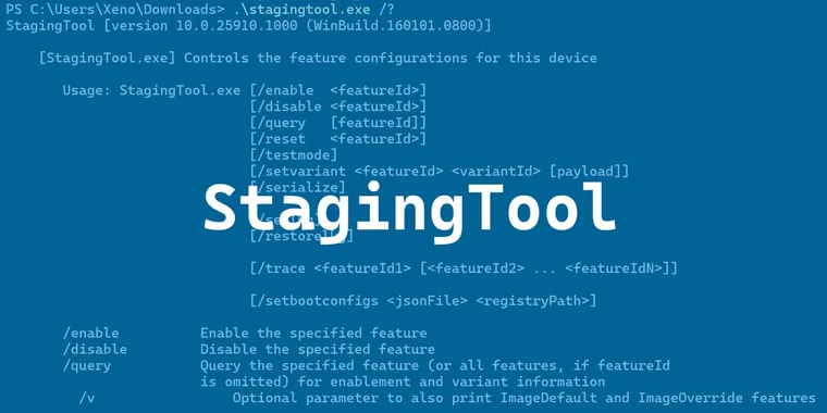 Microsoft accidentally leaks StagingTool, an internal testing utility ...