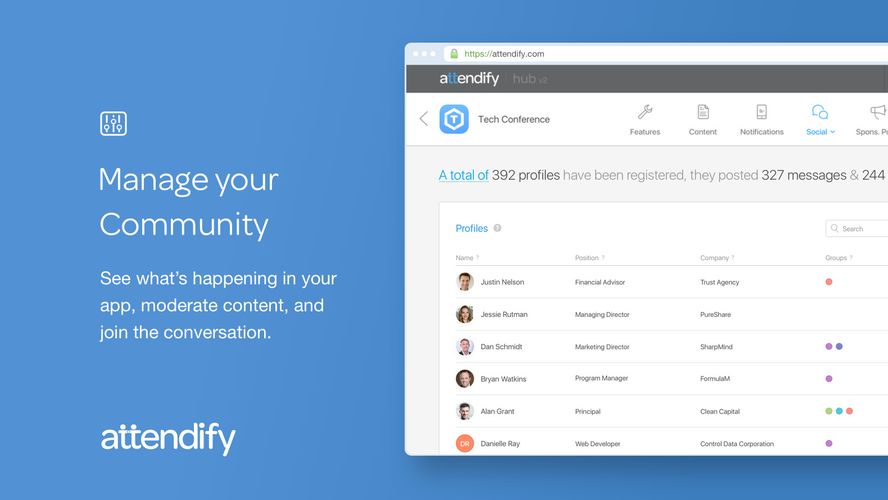 Attendify: Fully featured event app building platform | AlternativeTo