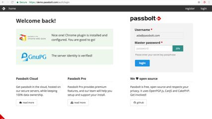 Passbolt: Open source password manager for teams. | AlternativeTo