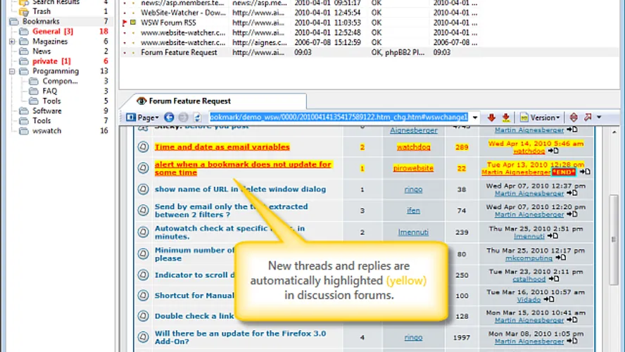 WebSite-Watcher: Detects website updates and | AlternativeTo