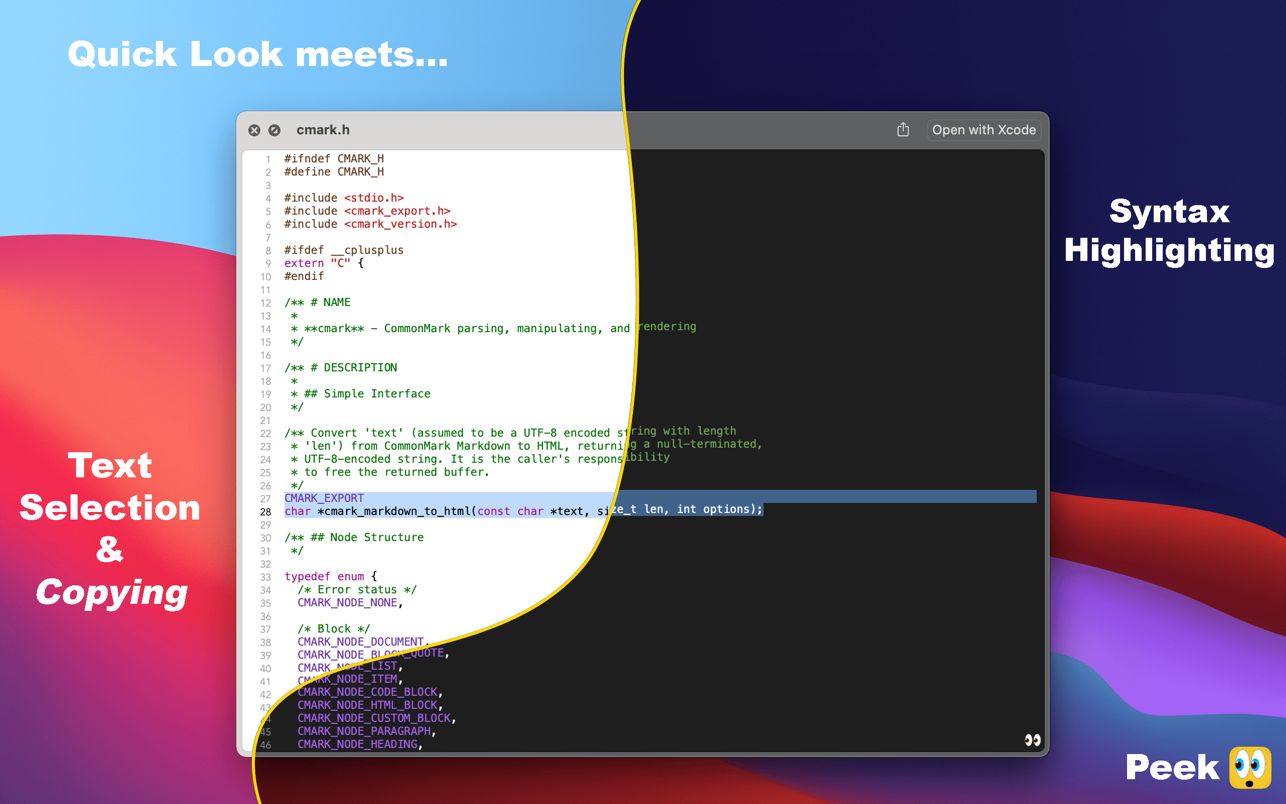 Peek - Quick Look Extension Alternatives and Similar Software ...