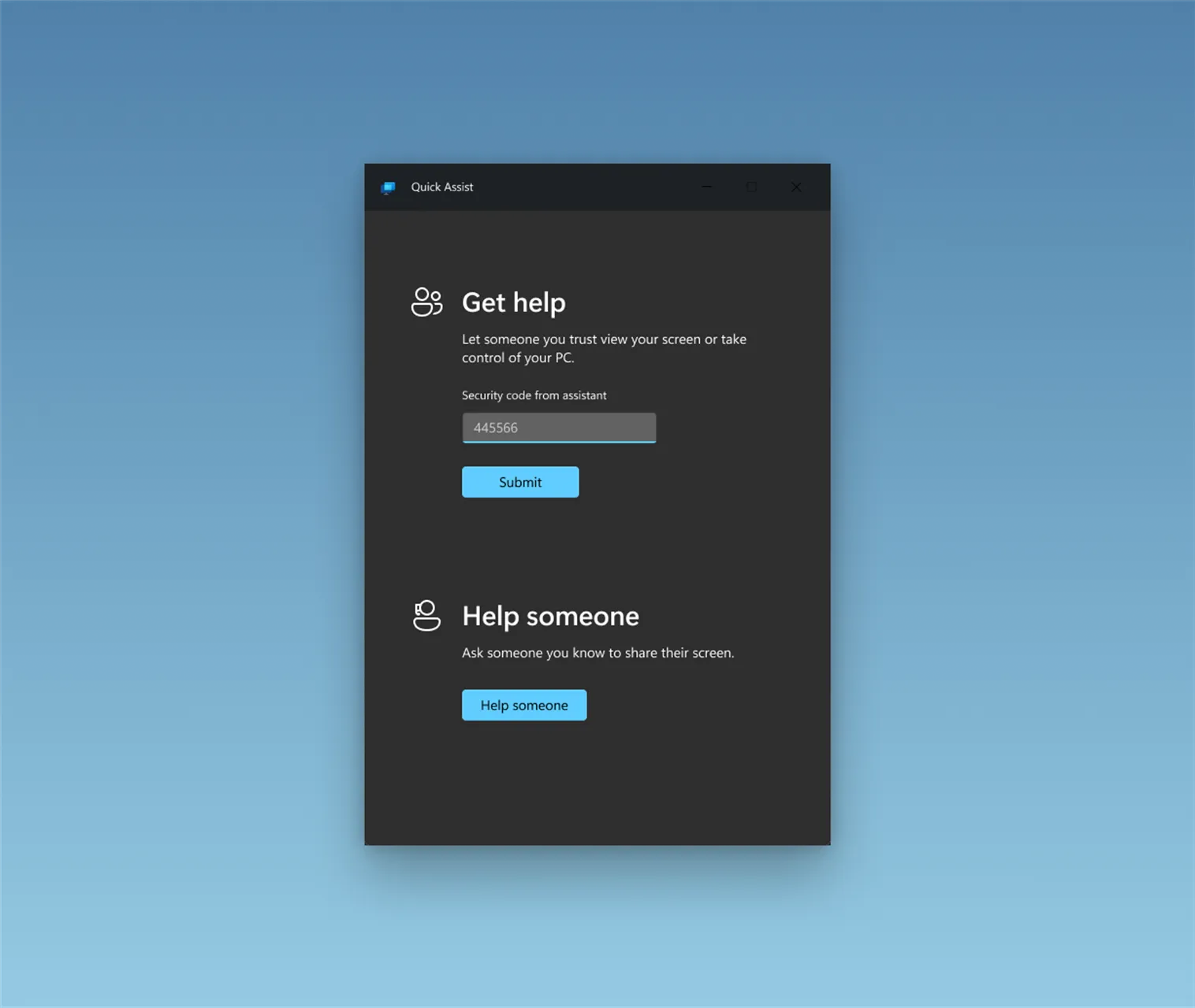 Quick Assist: A remote desktop tool integrated in Windows that's geared ...