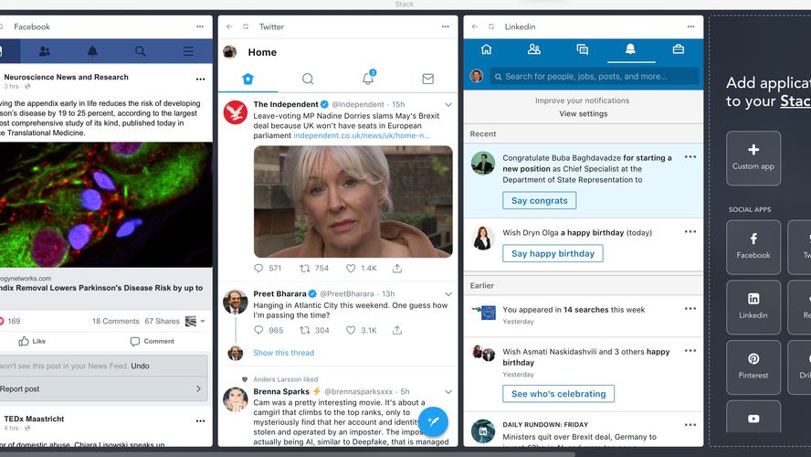 Stack Browser: Stack is an Internet launchpad that increases the ...