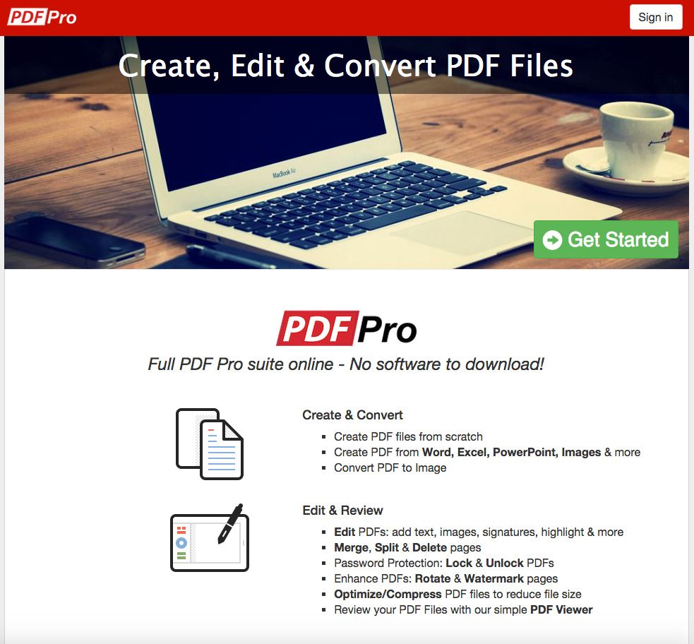 PDF Pro Alternatives: 25+ PDF Editors and similar websites | AlternativeTo